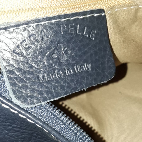 Vera Pelle | Bags | Vera Pelle Leather Bag Made In Italy | Poshmark